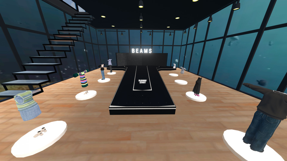 BEAMS（ビームス）メタバース店に遊びに行ってみた【VRChatで開催】 – channel IVY